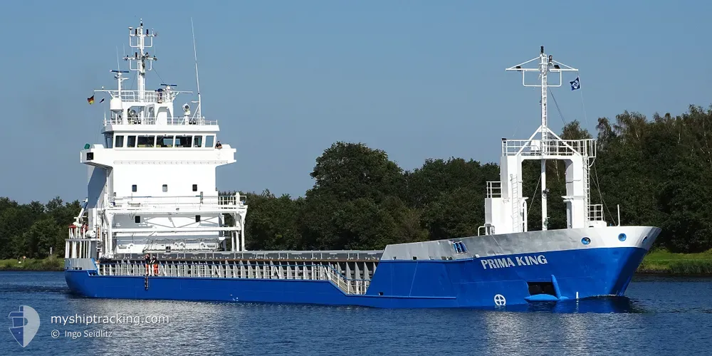 PRIMA KING (General Cargo Ship) - IMO 9195822, MMSI 230695000, Call ...