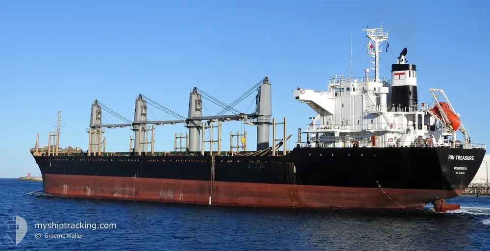RIN TREASURE (Bulk Carrier) - IMO 9515527, MMSI 636019935, Call Sign ...